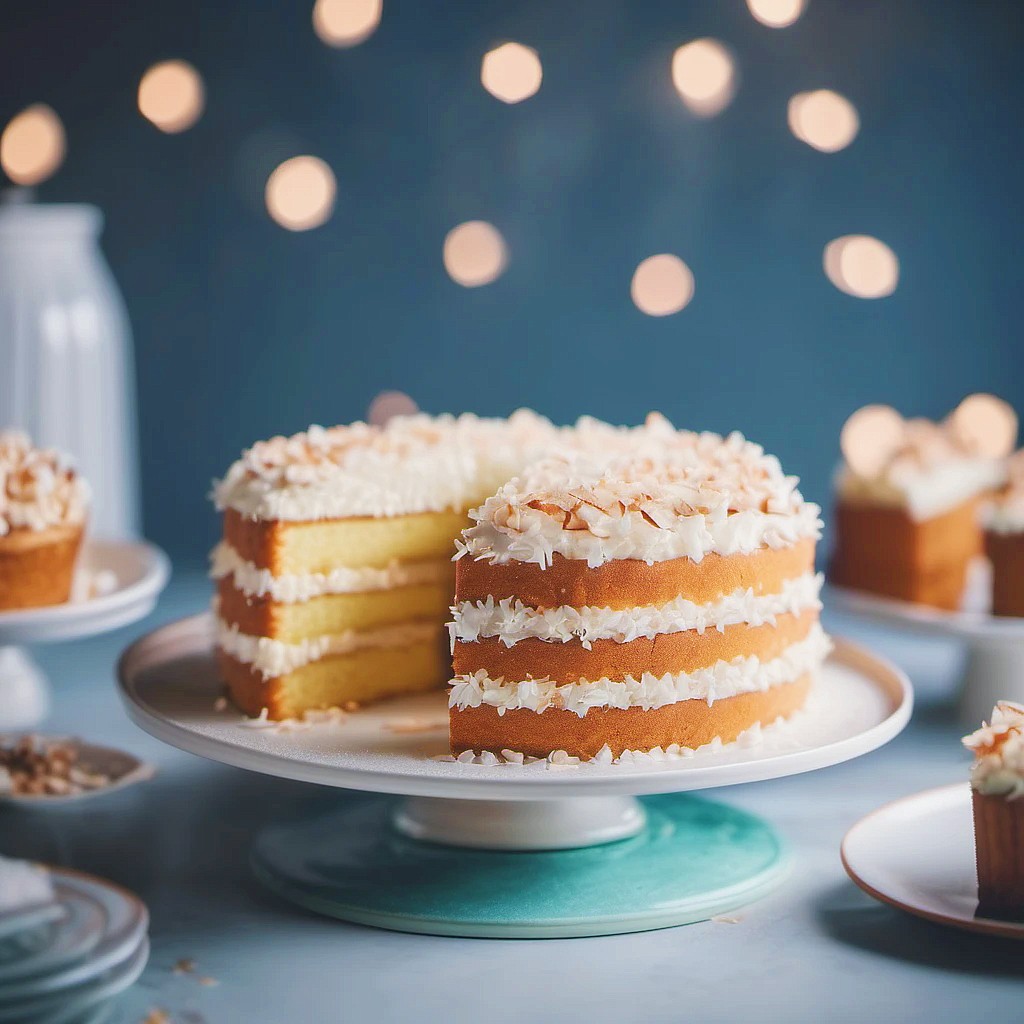 Tropical Coconut Cake - Whipped It